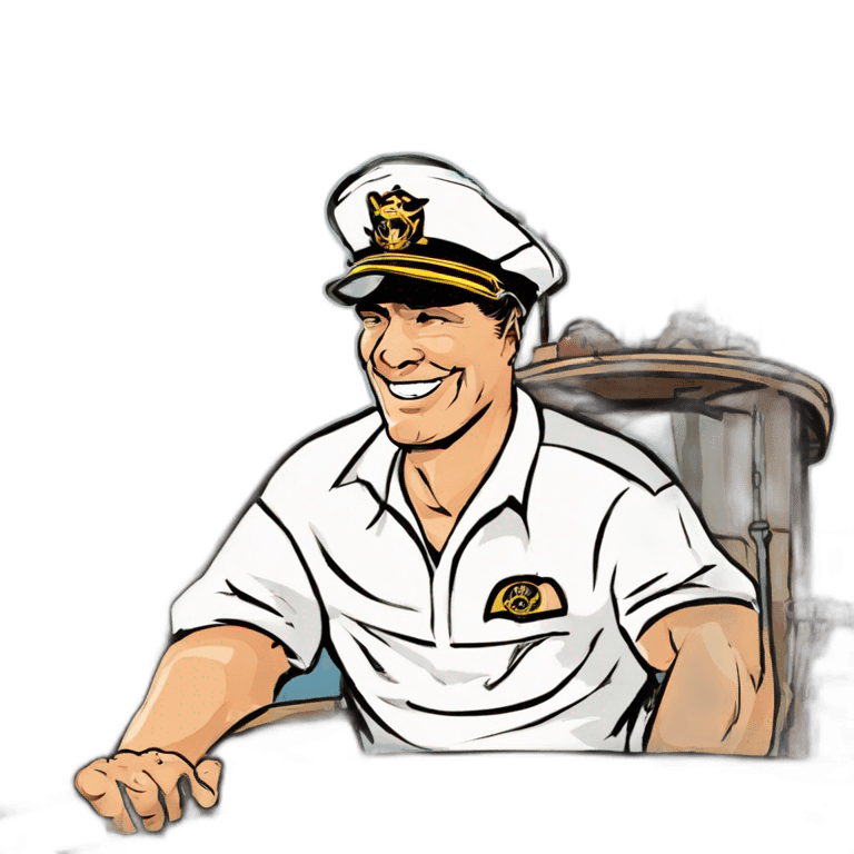 Fisher Captain Clipart — more.graphics